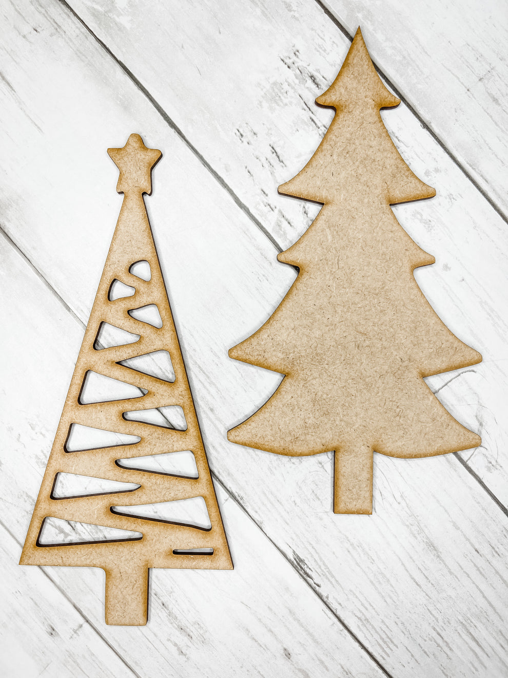 Christmas Winter Tree Cut outs DIY Kit – DIY with Amber