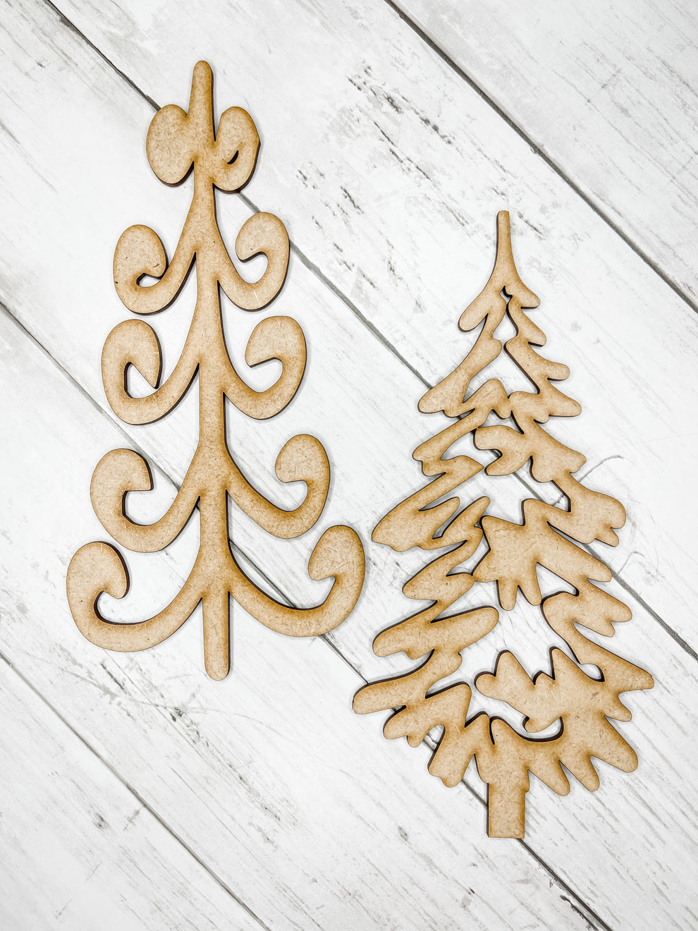 Christmas Winter Tree Cut outs DIY Kit – DIY with Amber