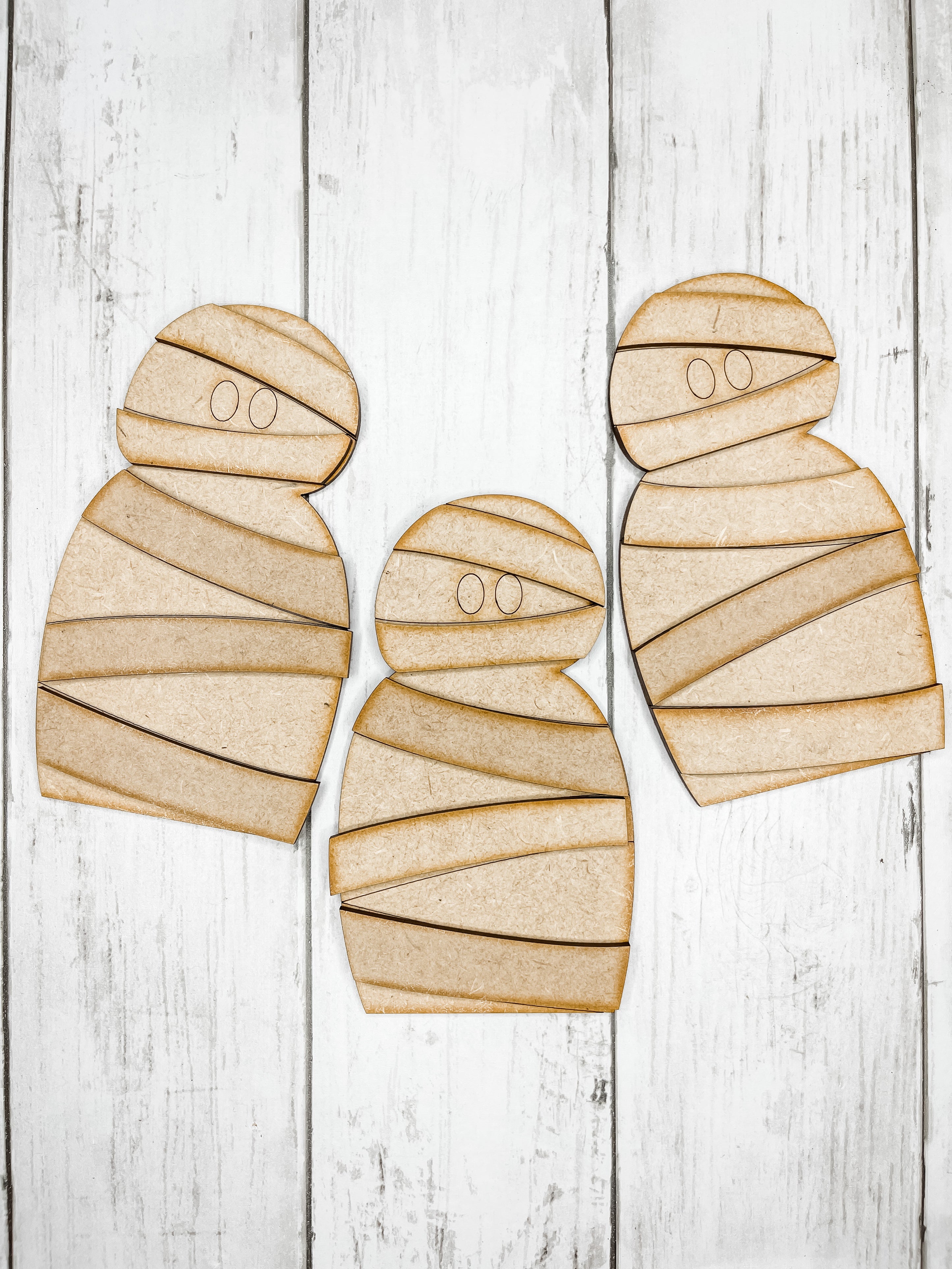 3 Mummy Shape Cut outs DIY Kit – DIY with Amber