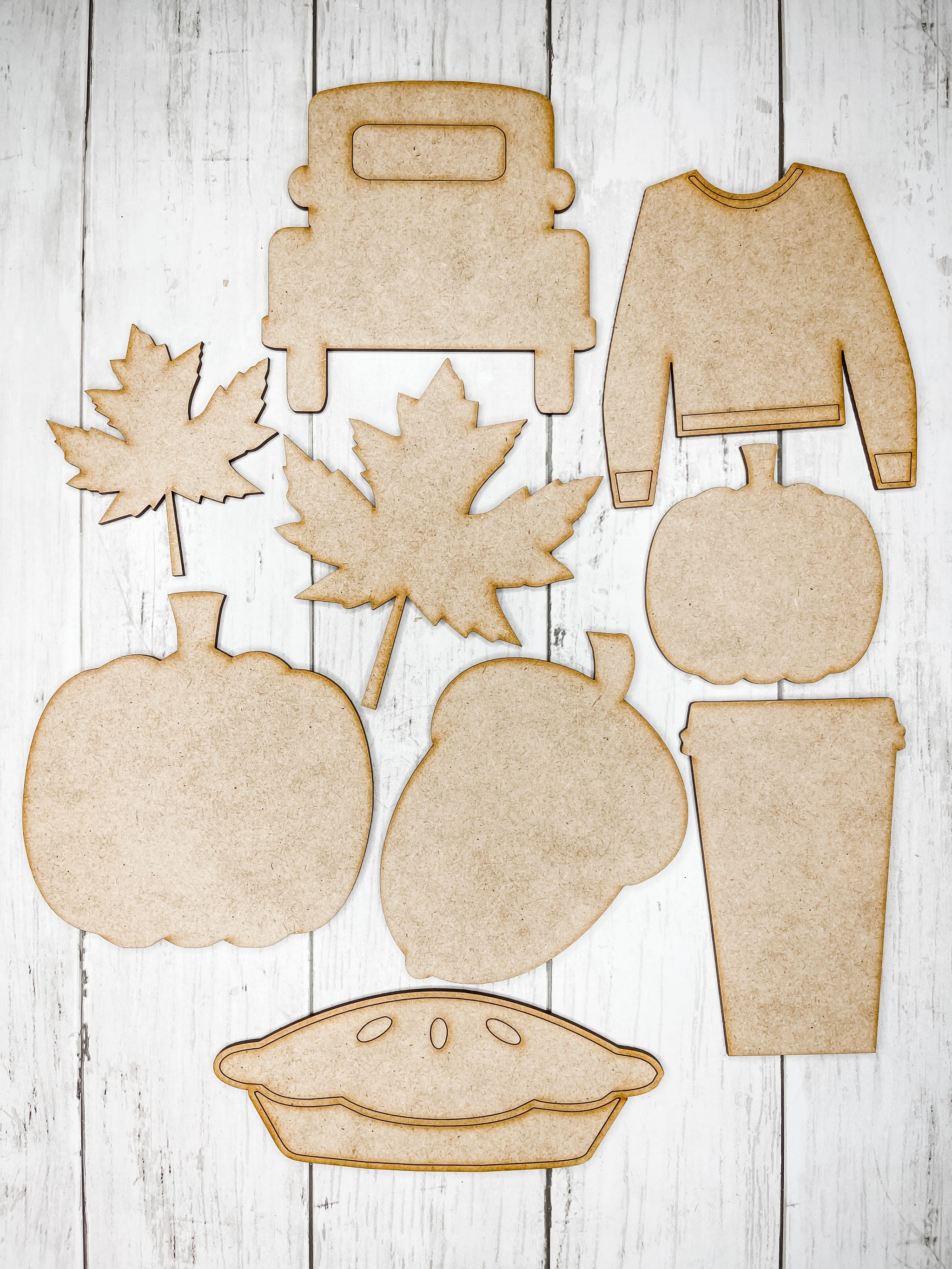 Fall Shape Cutouts DIY Kit – DIY with Amber