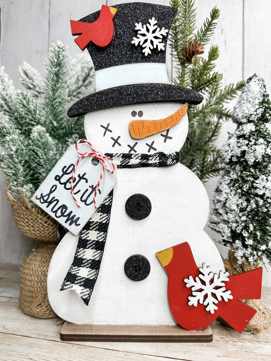 Standing Snowman DIY Kit – The Makers Map - DIY with Amber