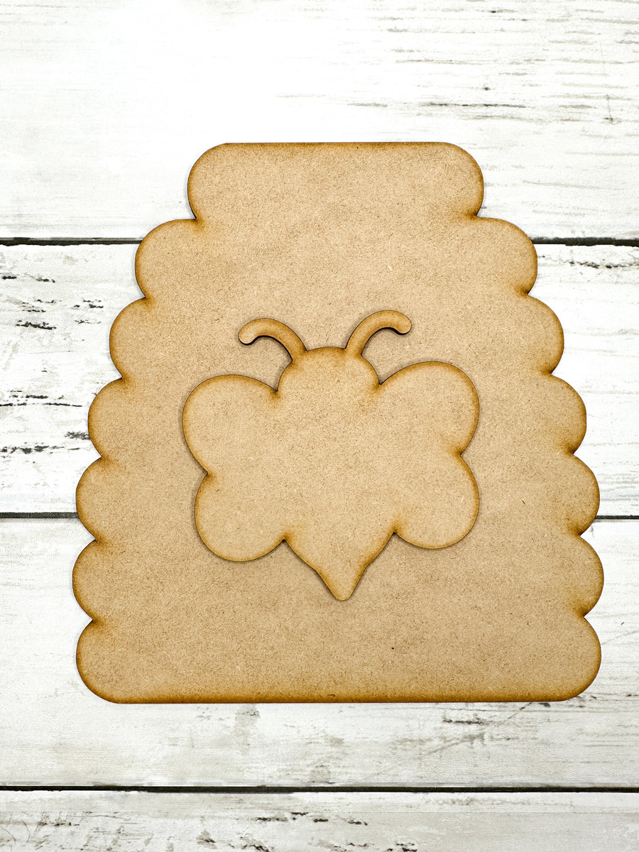 Budget Bee and Hive Cut Out DIY Kit – The Makers Map - DIY with Amber