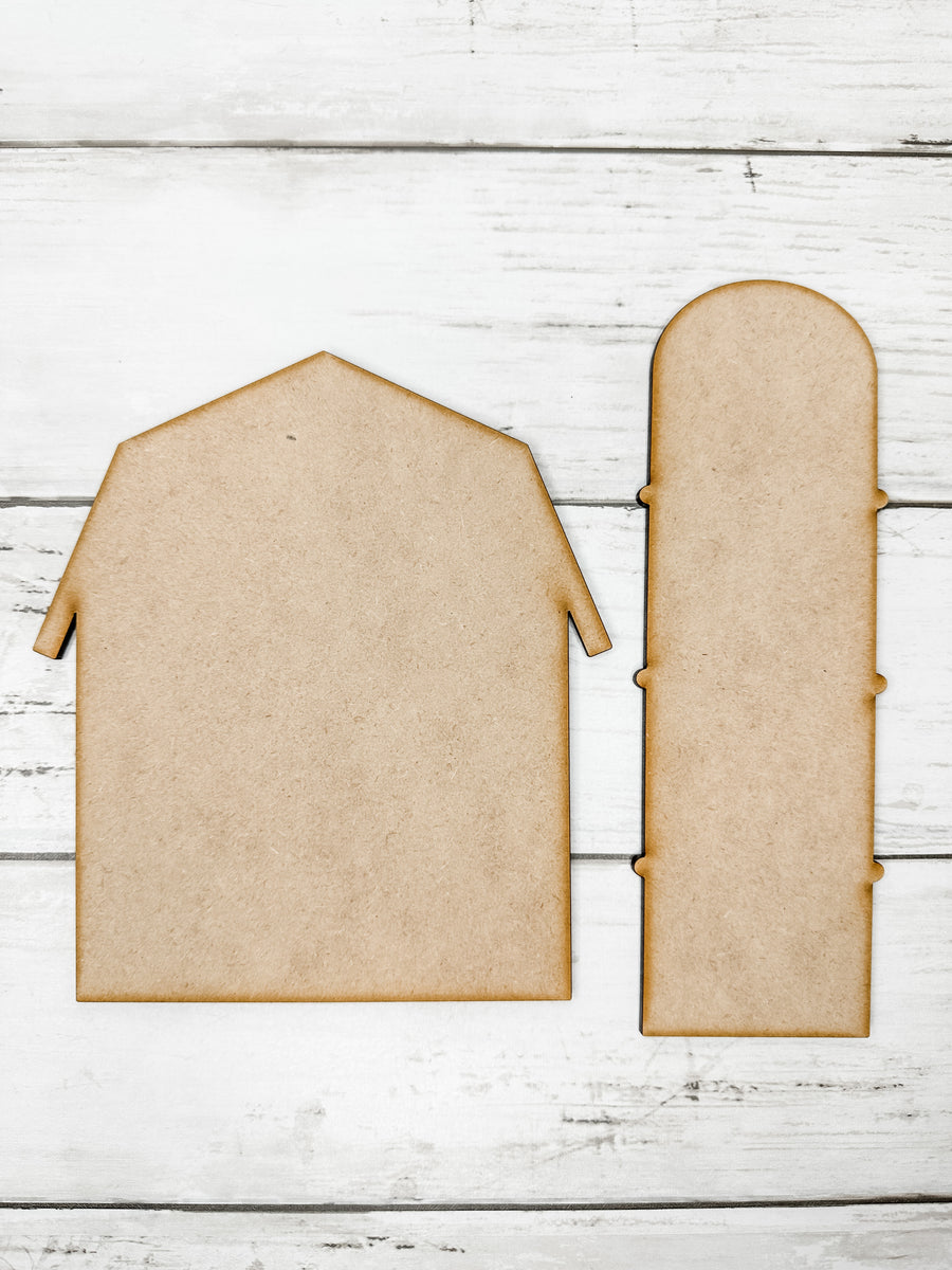Budget Barn and Silo Cut Outs DIY Kit – The Makers Map - DIY with Amber