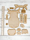 Single Standing Highland Cow DIY Kit – DIY with Amber