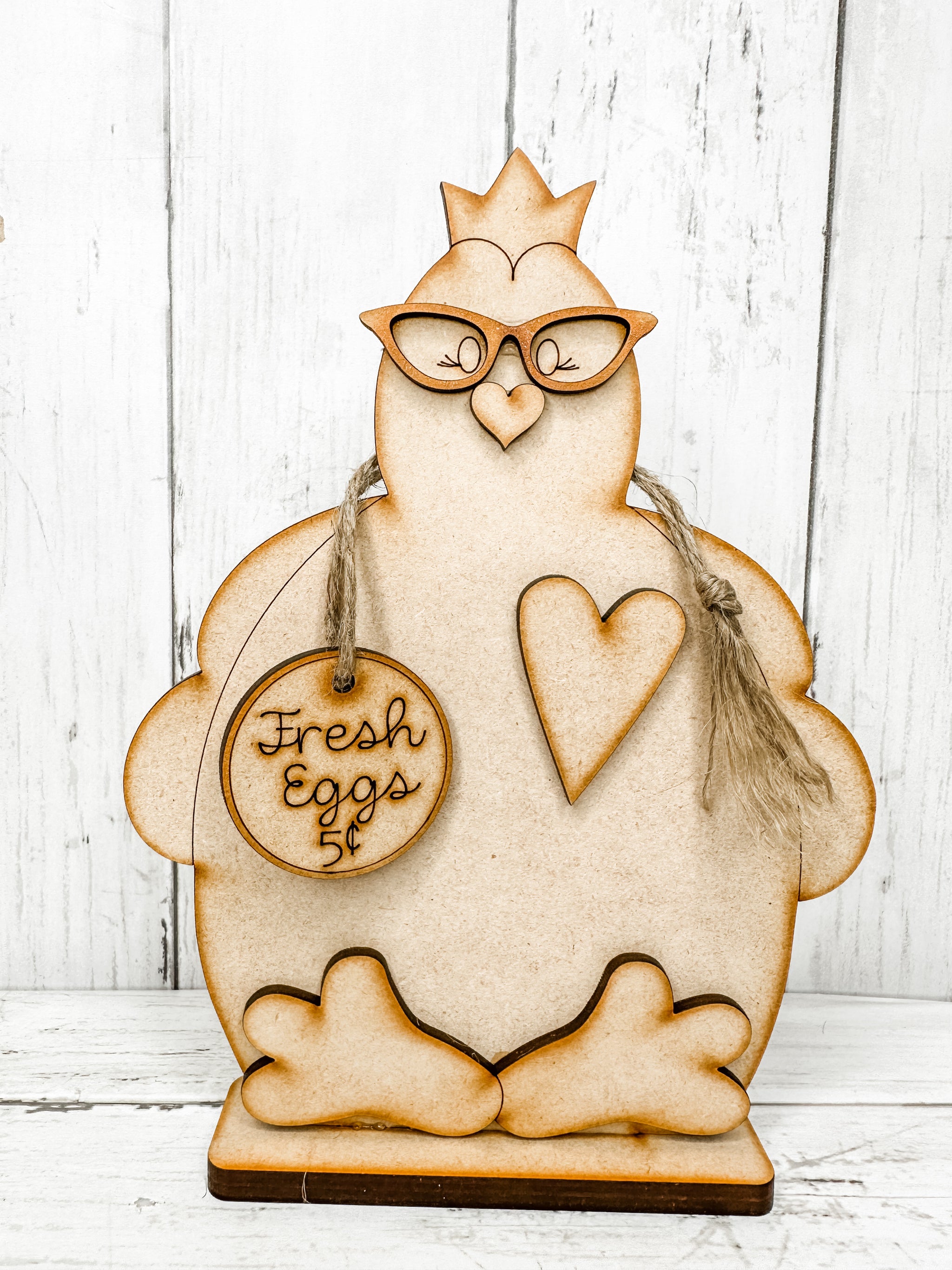 Single Standing Hen DIY Kit – DIY with Amber