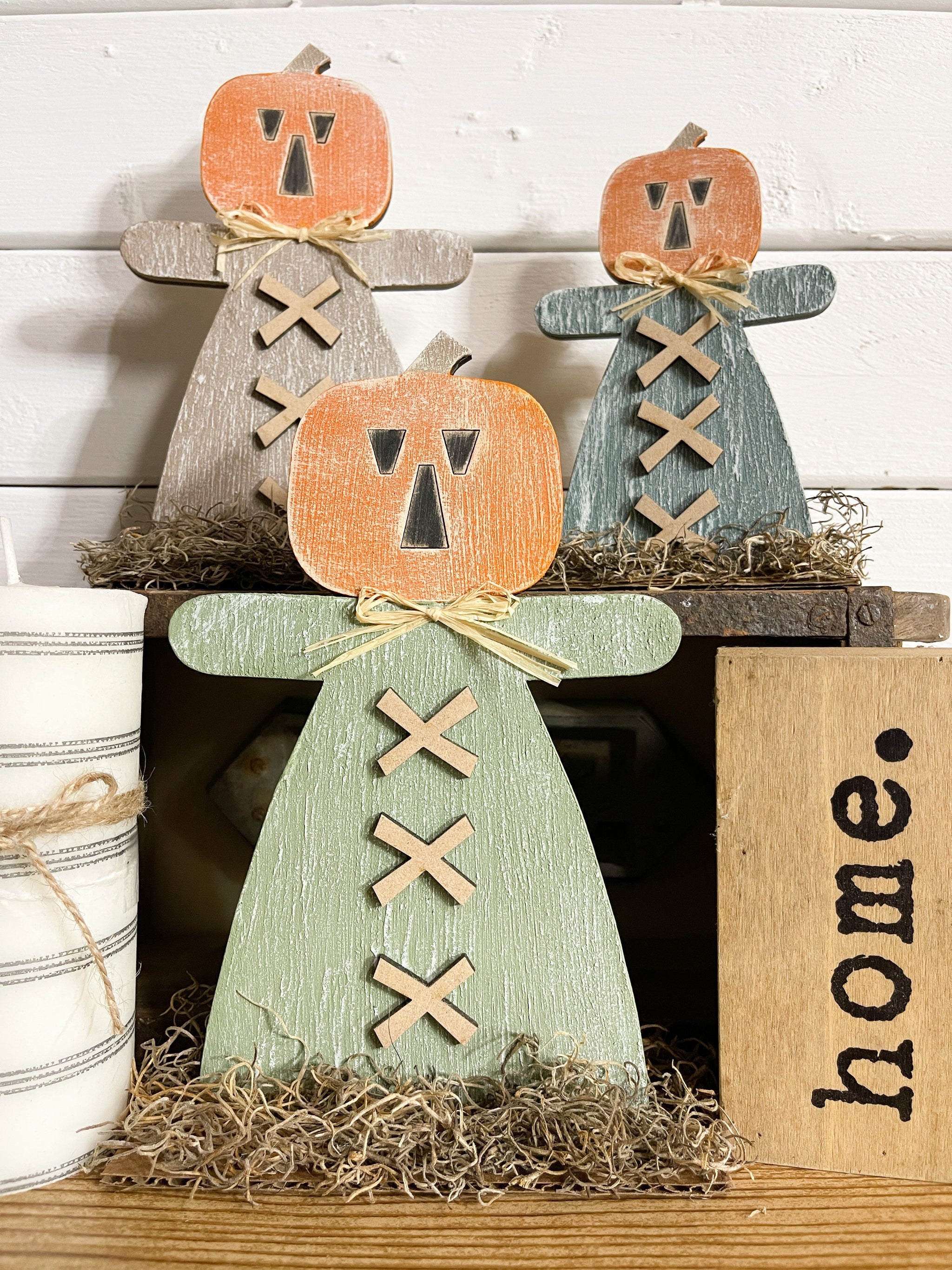 3 Scarecrows DIY Kit – DIY with Amber