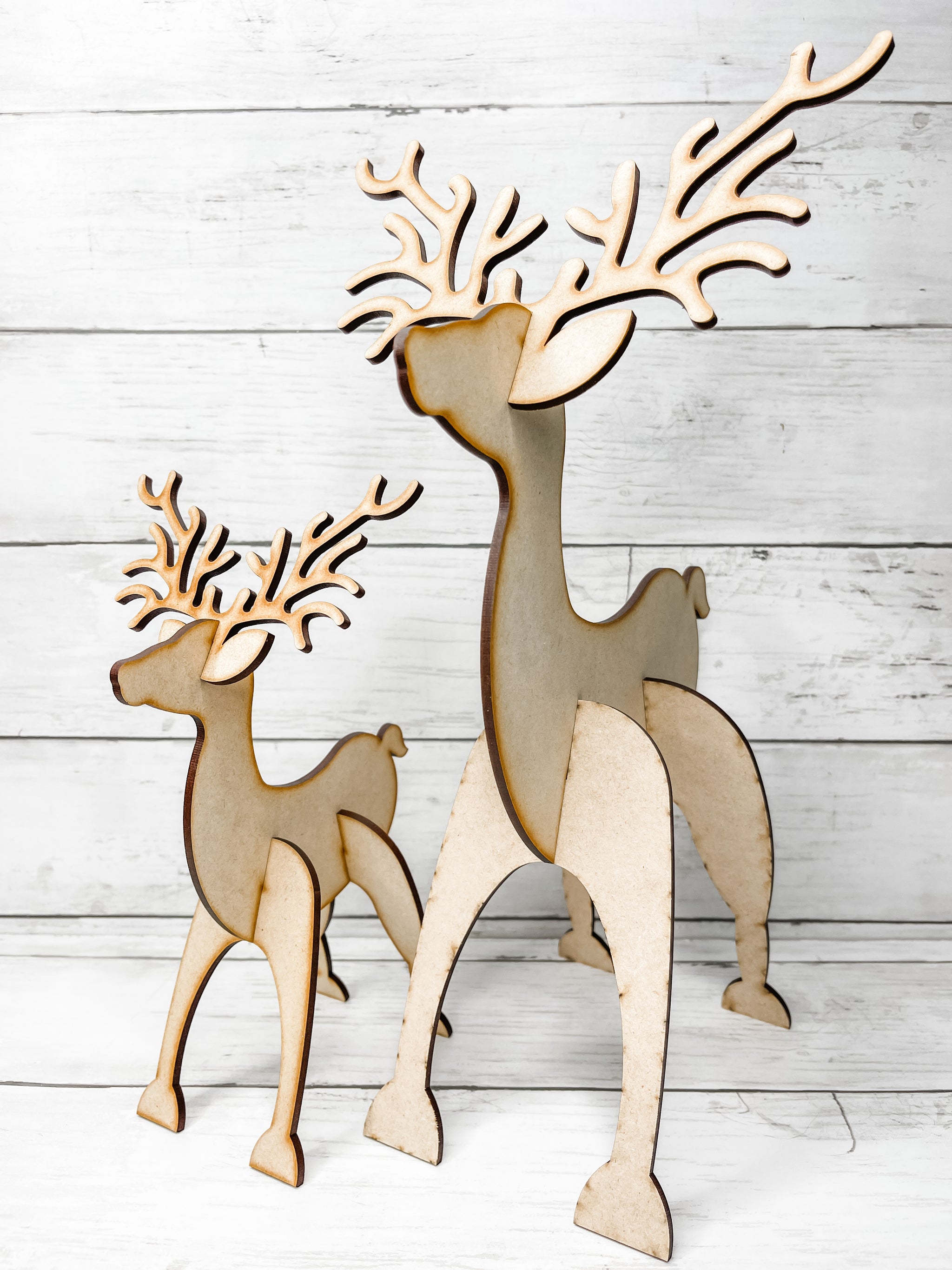 Pair of Standing Deer DIY Kit – DIY with Amber