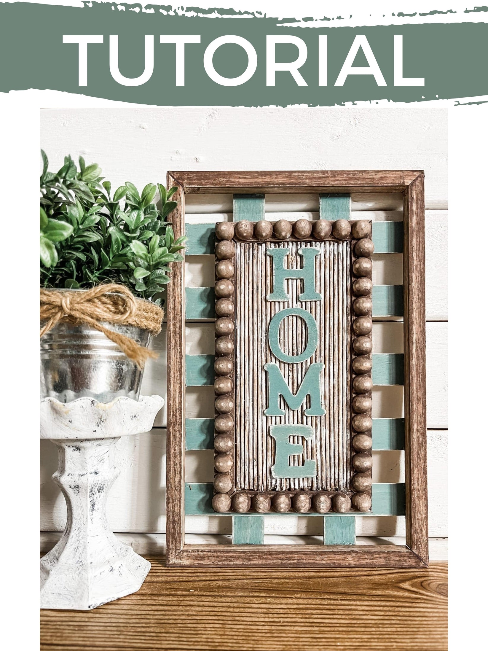 Tutorial: Dollar Tree Boho Home Sign – DIY with Amber
