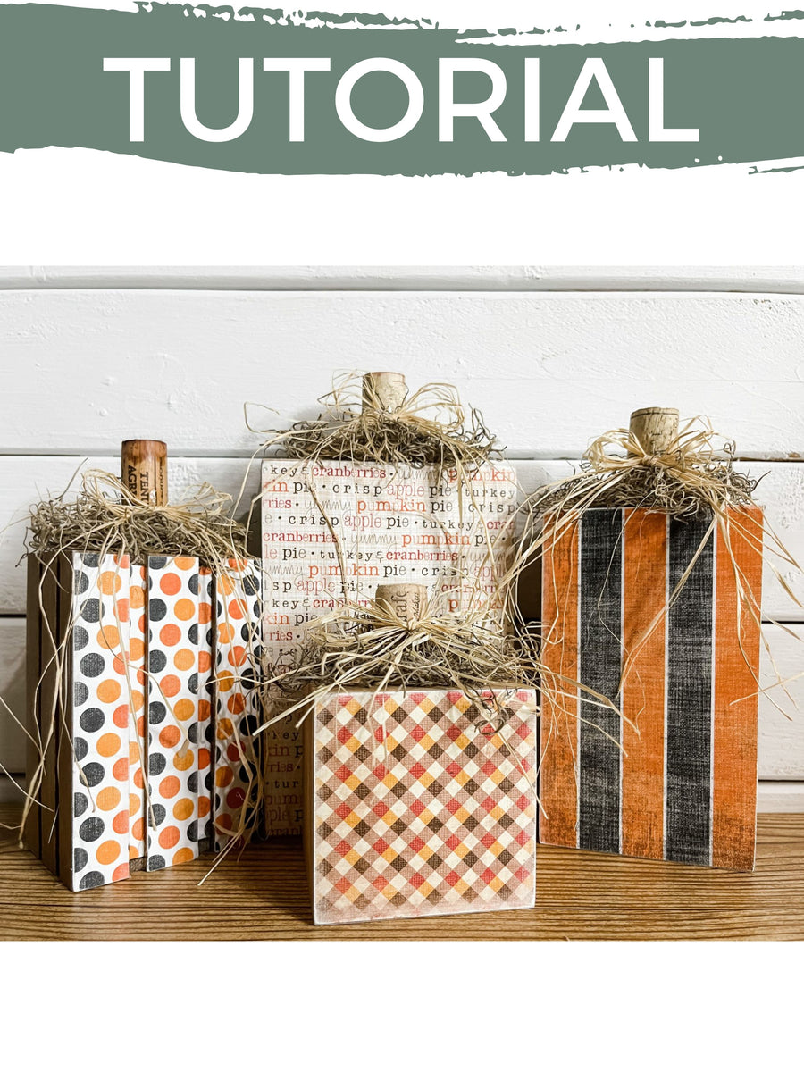 Tutorial: Pumpkin Blocks – The Makers Map - DIY with Amber