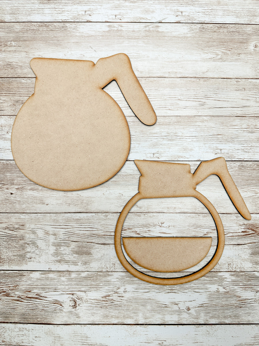 Coffee Pot Cut Out DIY Kit – The Makers Map - DIY with Amber